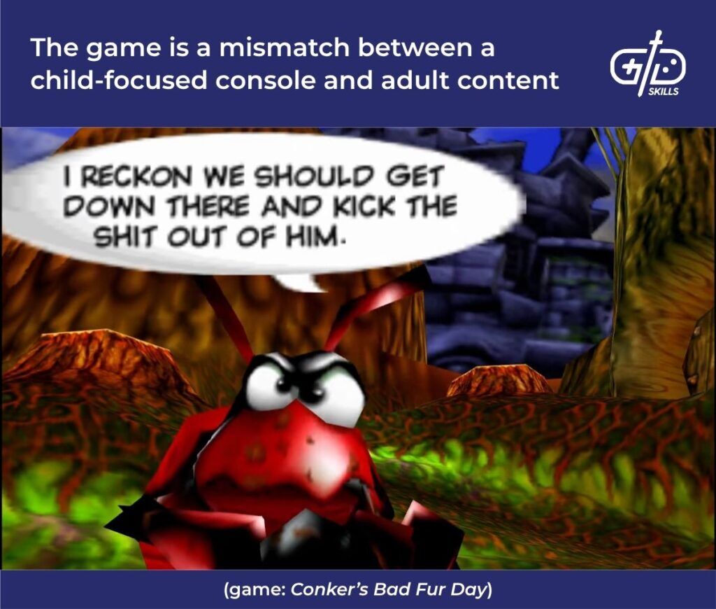 Bad Game Design: Examples of Games (Levels, UI, Characters)